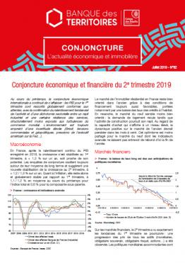 Conjoncture économique et financière du 2e trimestre 2019